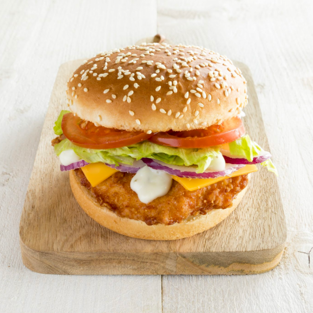 Kipburger Met Kaas 8 Kg - MegaFoodStunter