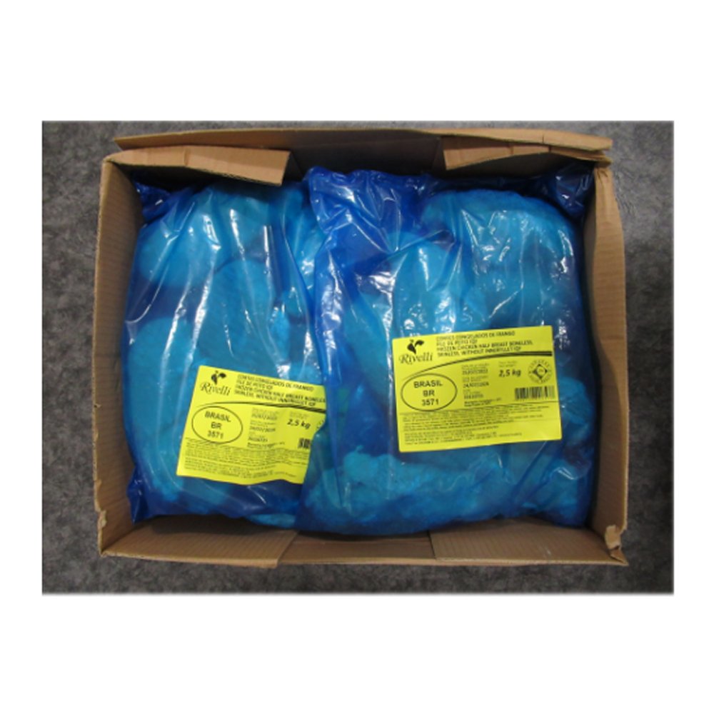 Kipfilet 4 X 2,5 Kilo Halal Brazil Merk : Riveili - MegaFoodStunter