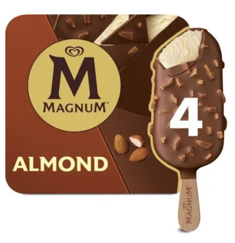 Magnum Almond 10x4 Stuks A 100 Ml - MegaFoodStunter