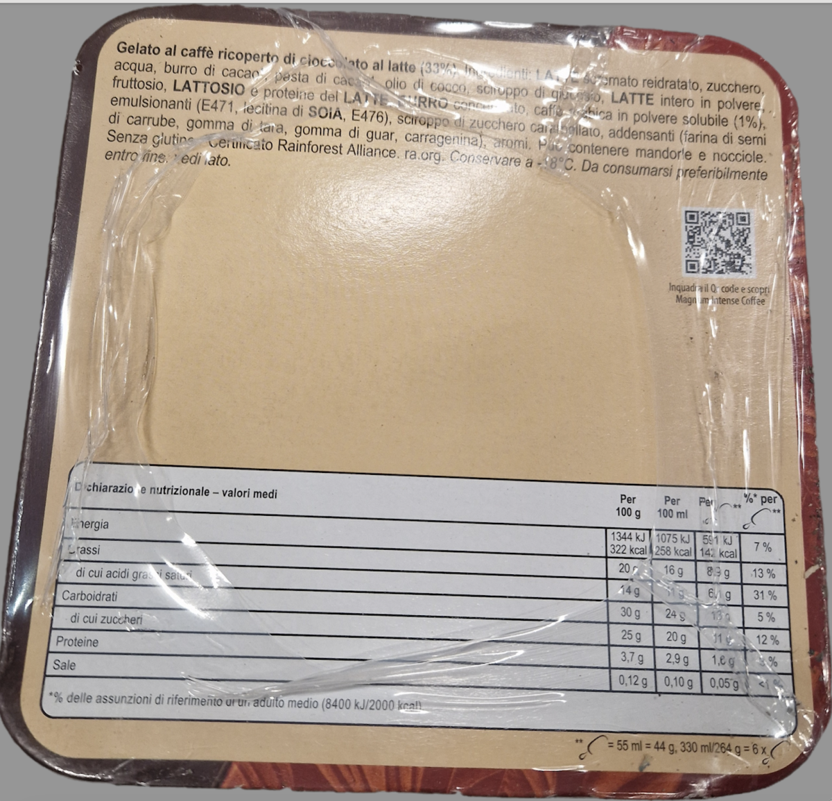Magnum MINI Intense Coffee 36 Stuks (6 Dozen X 6 Ijs Van 55ml Magnum ...