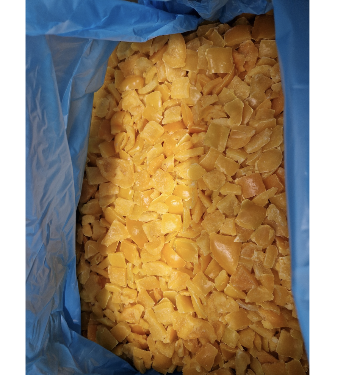 Gele Paprika Blokjes 20/20 10 Kilo Doos - MegaFoodStunter