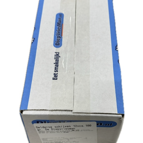 Gelderse Schijven 12x100 Gram "de Diepvriesman" - MegaFoodStunter